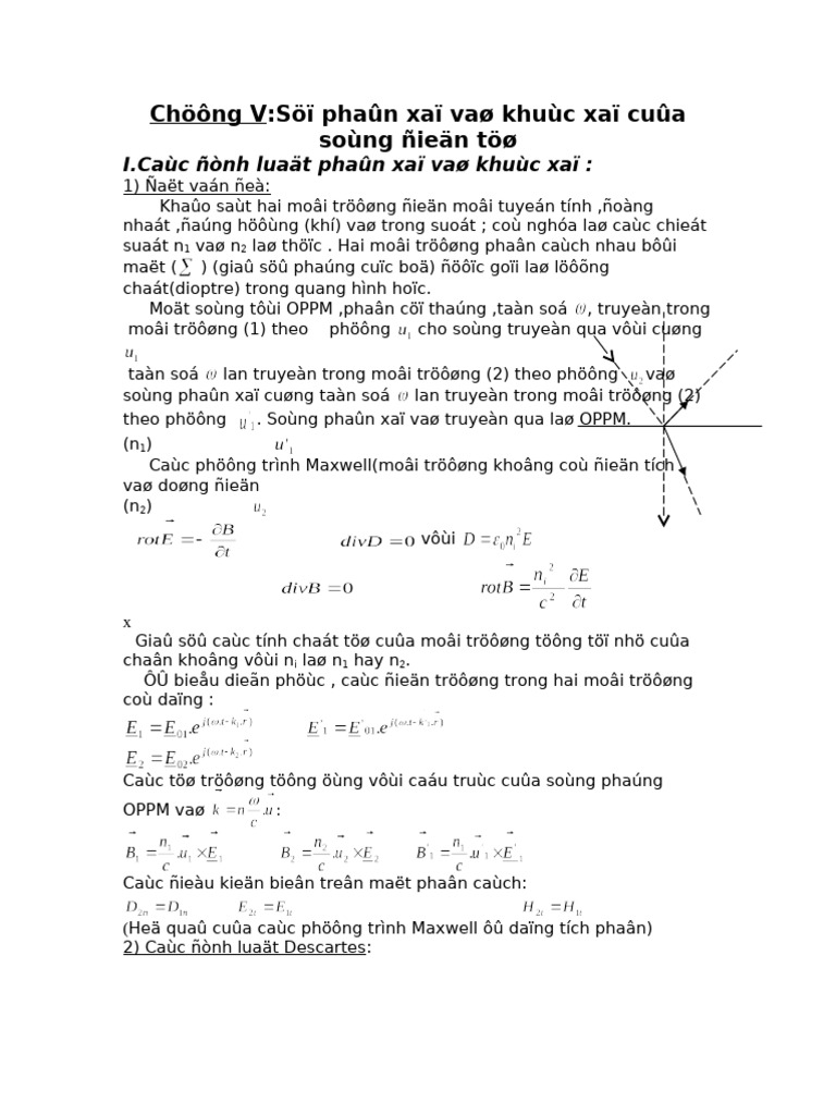 C5 Su Phan Xa Va Khuc Xa Cua Song Dien Tu | PDF