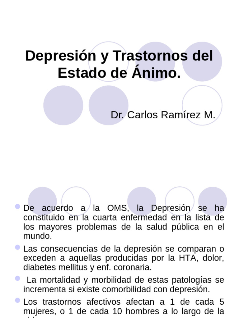 Depresión y Trastornos Del Estado de Ánimo | PDF | Manía | Depresión (estado de ánimo)