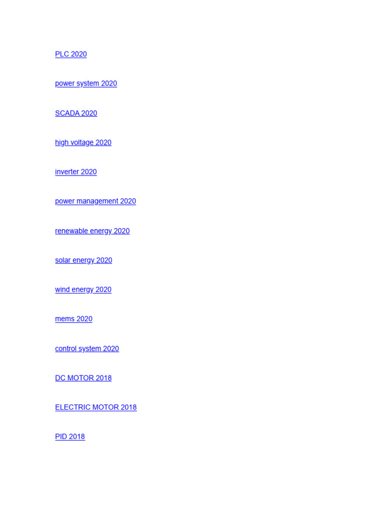 Electrical Engineering Research Papers Free Technology, Ieee Paper ...