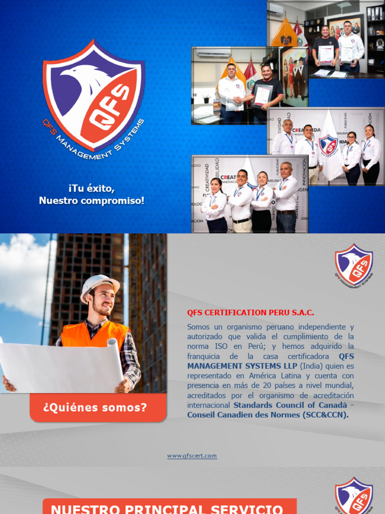 Certificación ISO con QFS Perú | PDF
