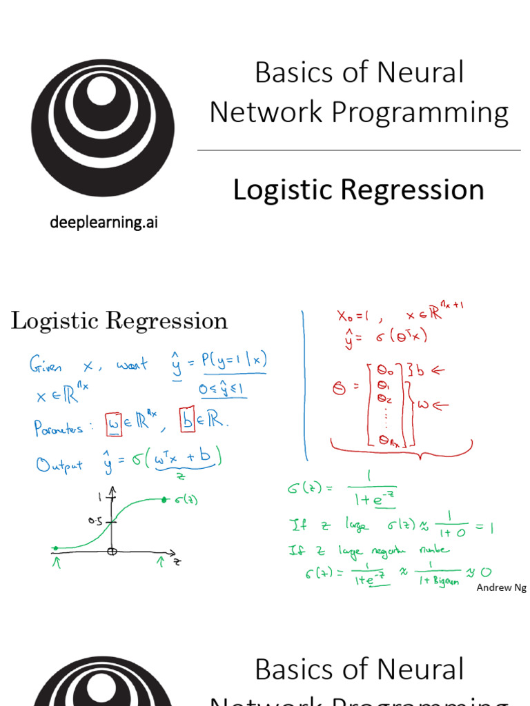 Logistic Regression Basics | PDF | Computers