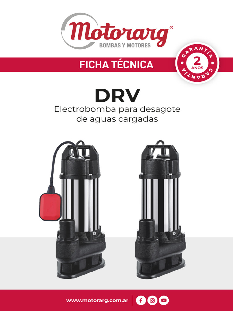 DRV Ficha Técnica | PDF | Materiales