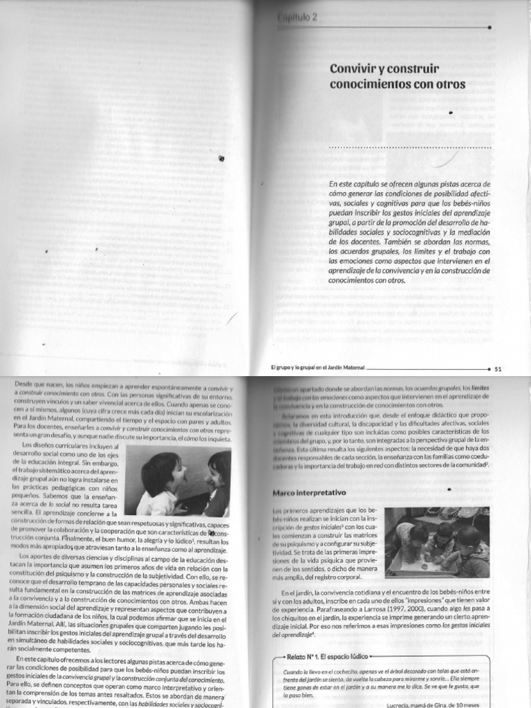 Convivir y Contruir Conocimientos Con Otros Compressed | PDF