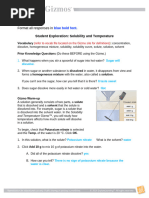 Phase Changes Gizmo Exploration Key | PDF | Water | Ice
