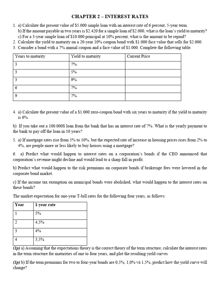 Chapter 2 - Exercises | PDF | Finance & Money Management | Law