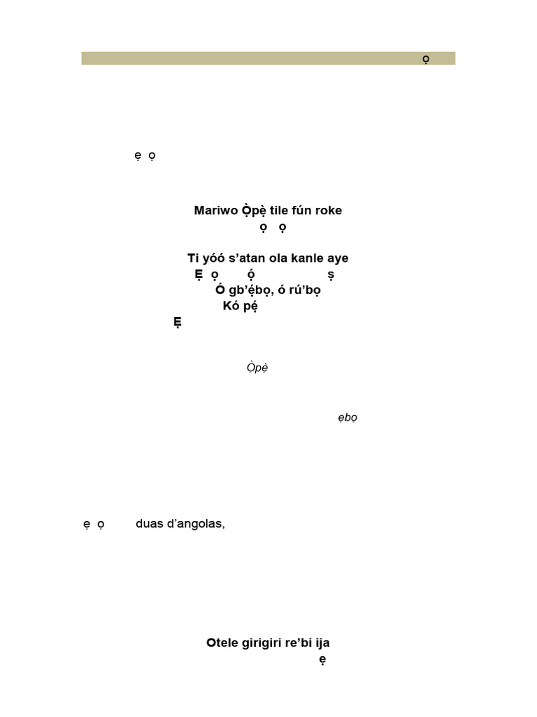 Òfún - Completo 1 | PDF | Dinheiro