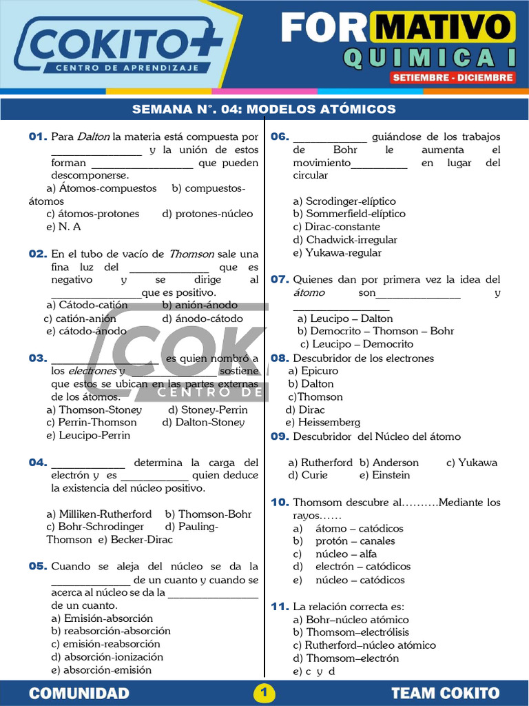 Modelos Koki | PDF | Núcleo atómico | Átomos