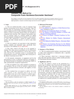 ASTM D2240 Durometer Hardness | PDF | Technology & Engineering