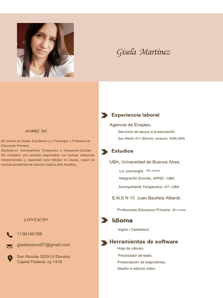 Curriculum Vitae CV Analista de Negocios Profesional Celeste Blanco | PDF