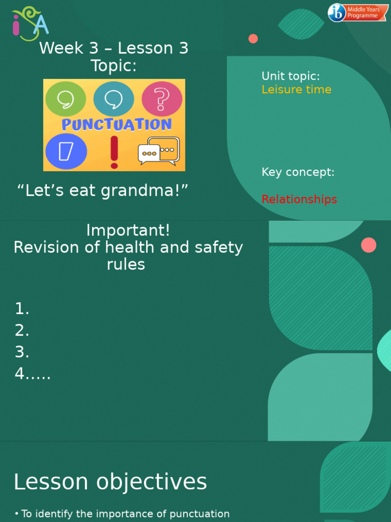 Week 3 Lesson 3 PH 3 | PDF | Comma | Linguistics