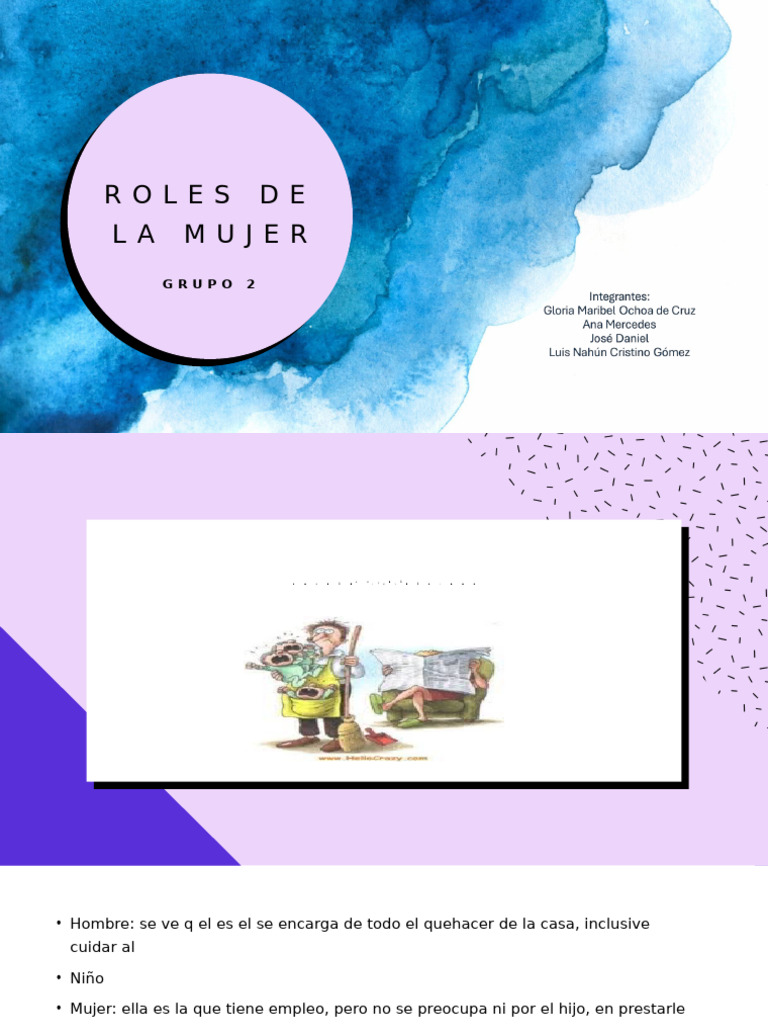 Roles de La Muger TERMINADA | PDF | Crecimiento personal y profesional ...