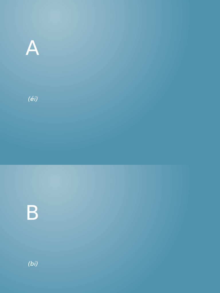 English Abecedary | PDF