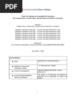 Carátula UCV 2025 para Documentos | PDF
