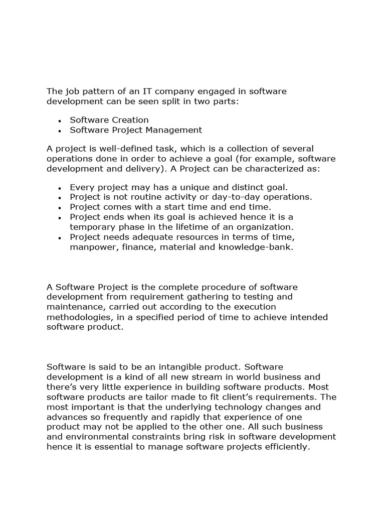 Software Project Management (1) | PDF | Project Management | Risk