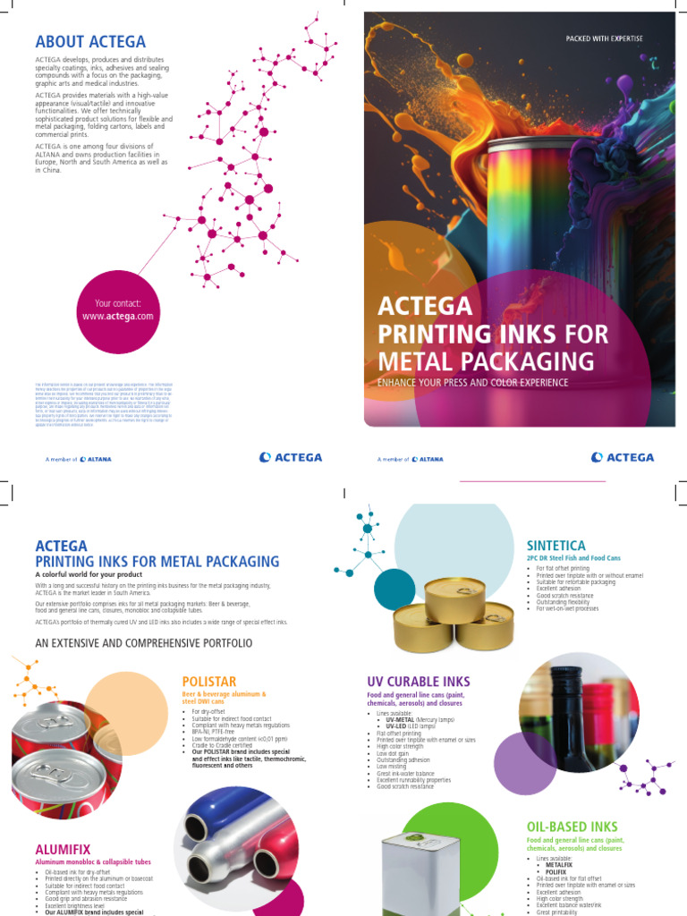 Printing Inks for cans | PDF | Packaging And Labeling | Printing