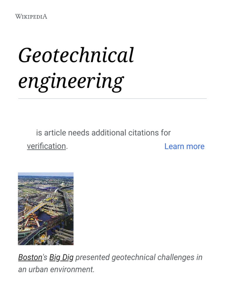 Geotechnical_engineering | PDF | Geotechnical Engineering | Deep Foundation