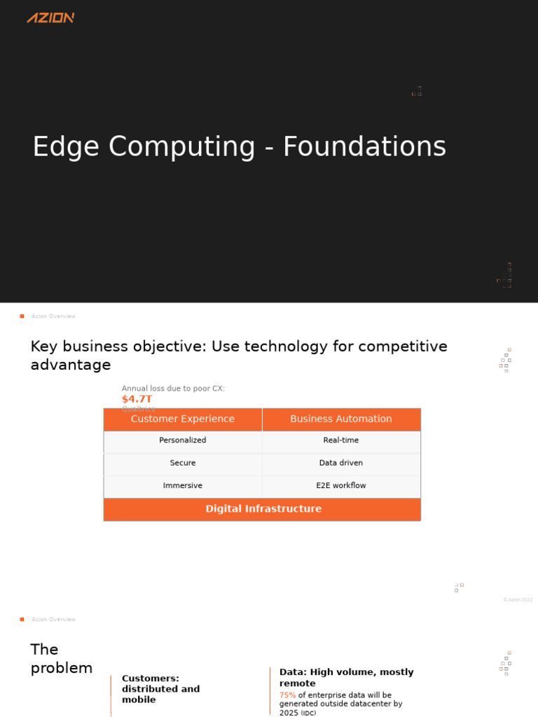 Edge Computing - Foundations | PDF | Cloud Computing | Computing