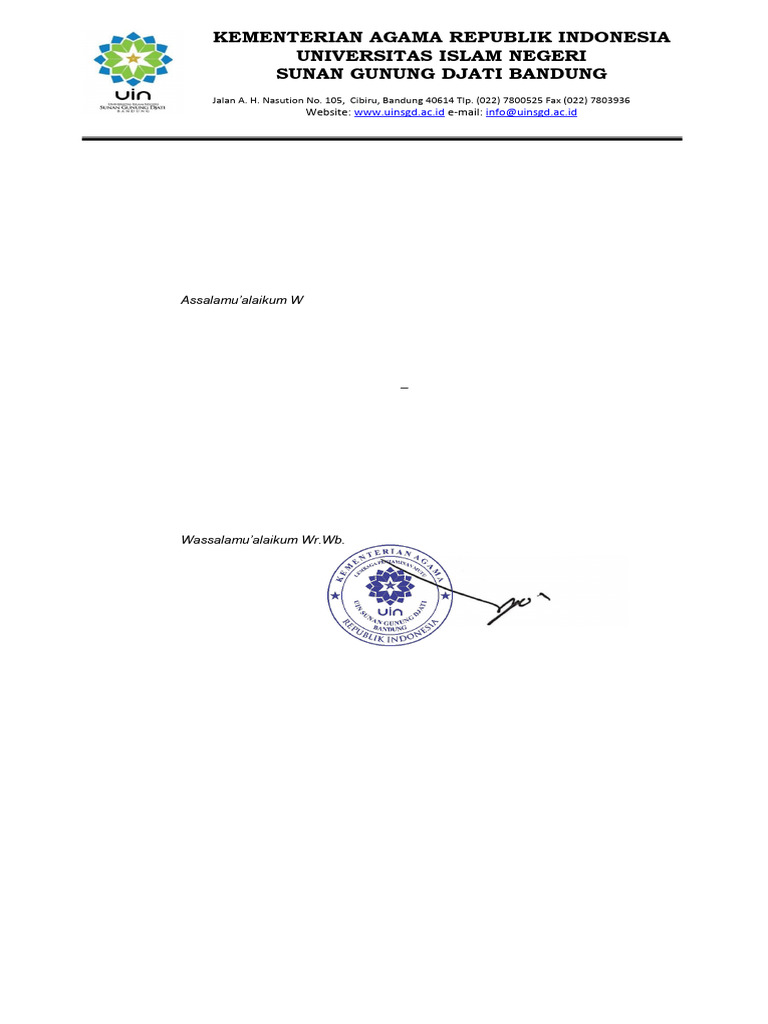 Surat Pemberitahuan Jadwal PKDP 2024 | PDF