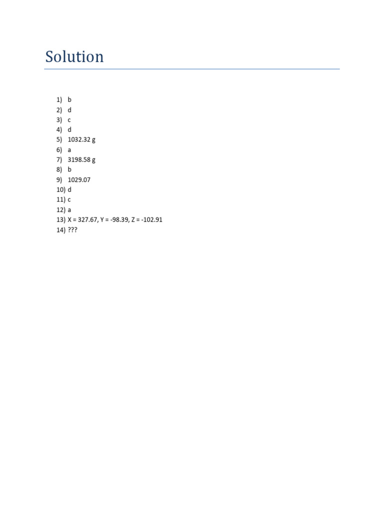 Solution CSWA Sample Test 1 | PDF