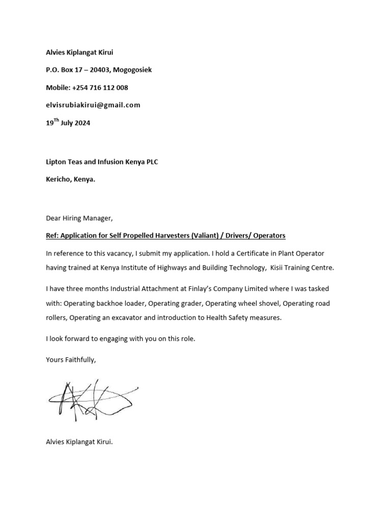 Alvies Kiplangat Kirui | PDF