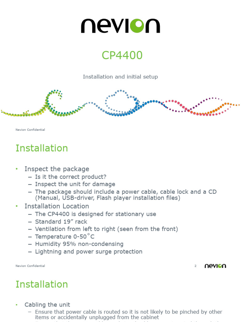 CP4400-T2 Installation and Setup | PDF | File Transfer Protocol | Ip ...