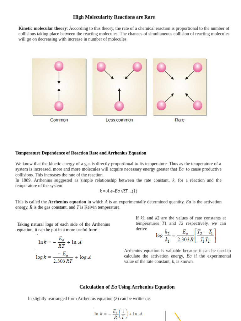 Kinetics Slide by Jeasmin Mam | PDF | Reaction Rate | Reaction Rate ...