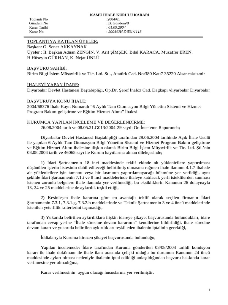 Uk118-Diyarbakır D.Hst.,Birim | PDF