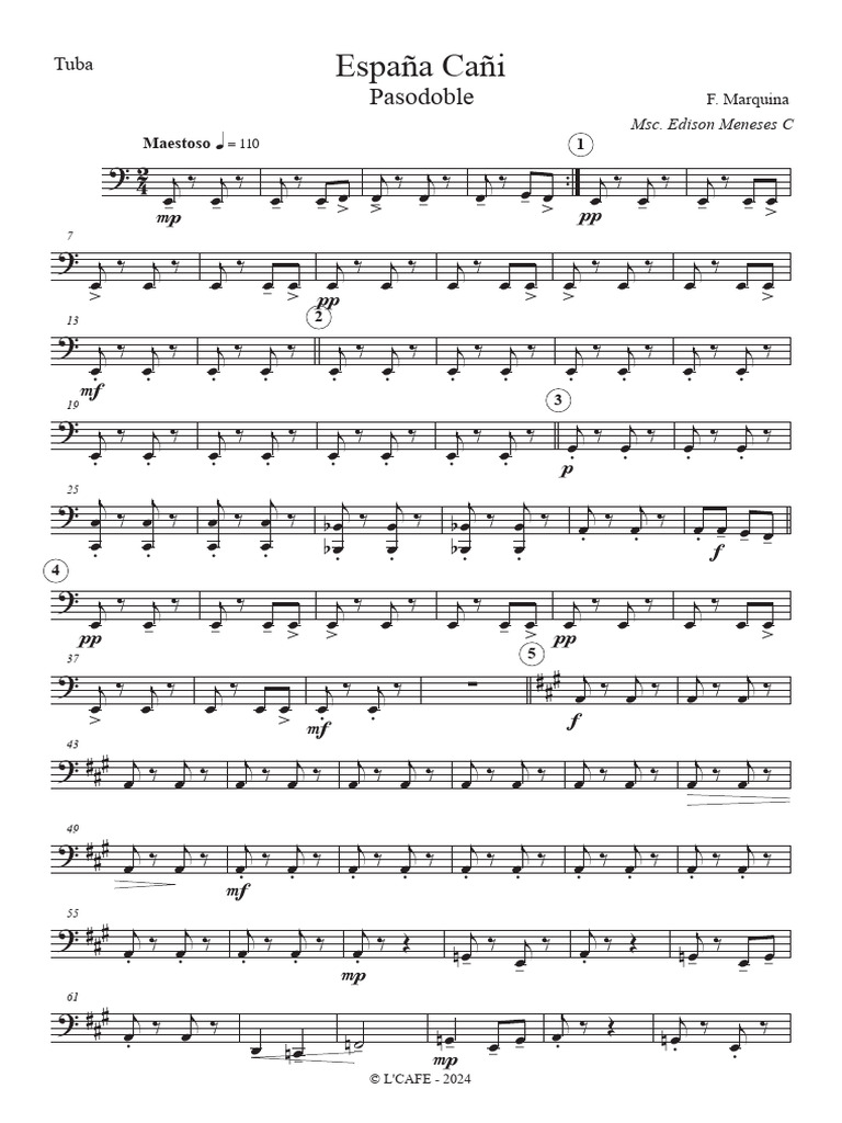 España Cañi - Tuba | PDF