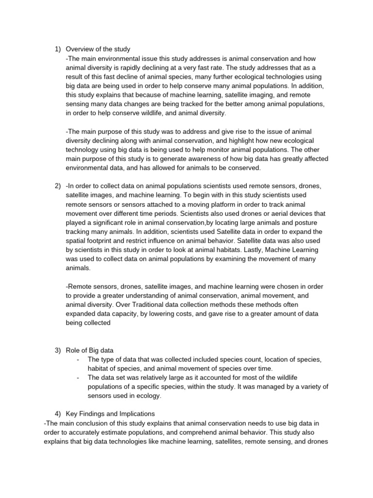 Big Data Case Study Adrianna Stangle AICE ENVIRONMENTAL | PDF | Big ...