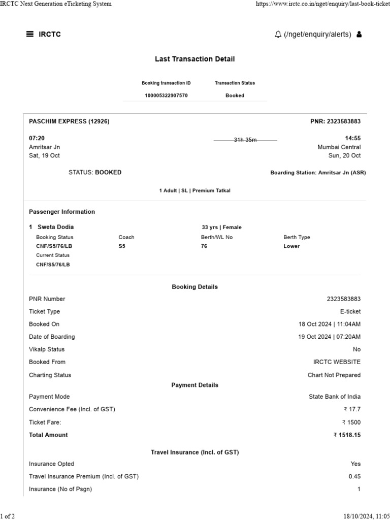Harish Rathod | PDF | Insurance | Public Transport