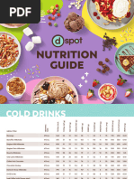 Tim Hortons Nutrition Guide - January 2025 | PDF | Fat | Nutrition ...
