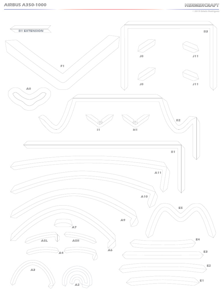Airbus A350-1000 White | PDF