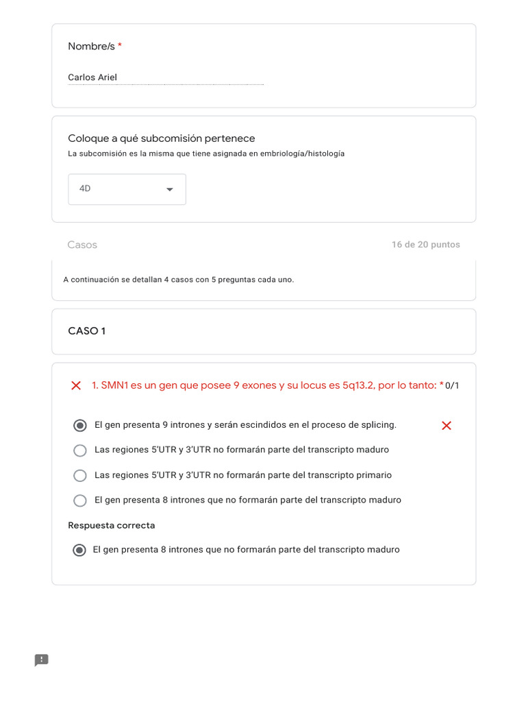 Recuperatorio Del Examen de Genética. Fecha - 12 de Febrero 2021 | PDF | Dominancia (Genética ...