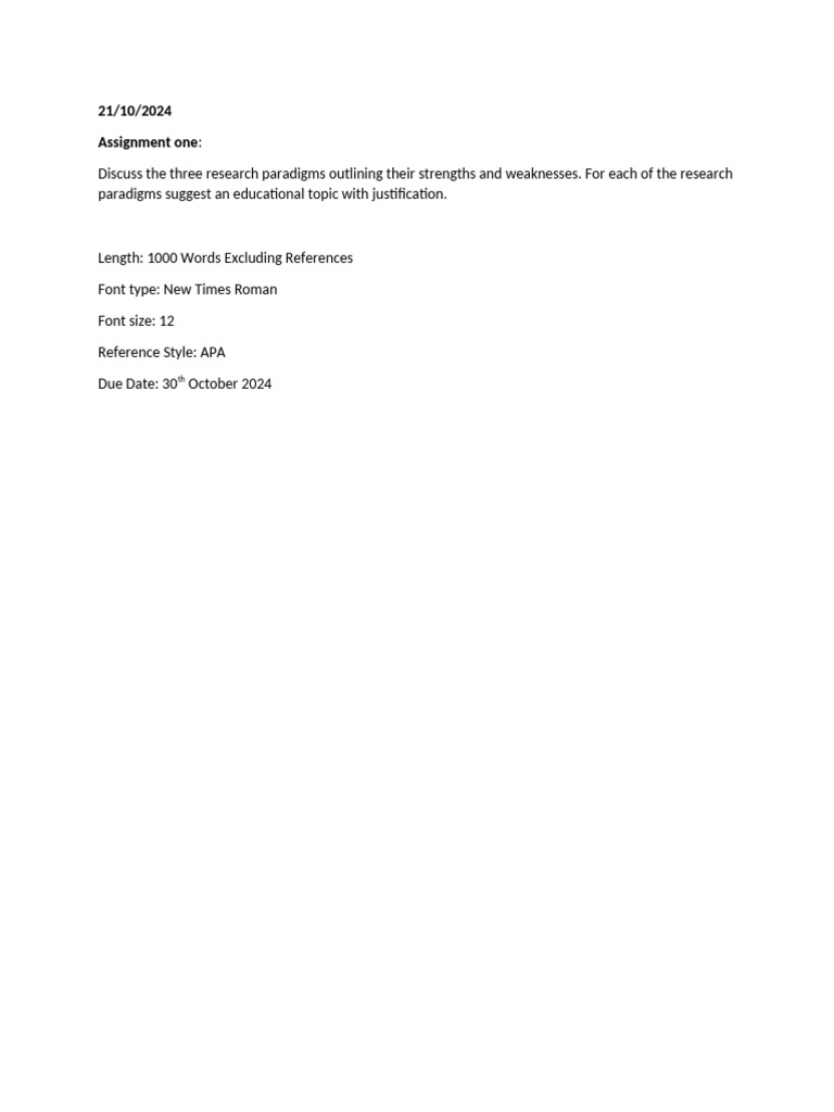 Assignment One 2024 | PDF | General Fiction Assignment One 2024 | PDF | General Fiction