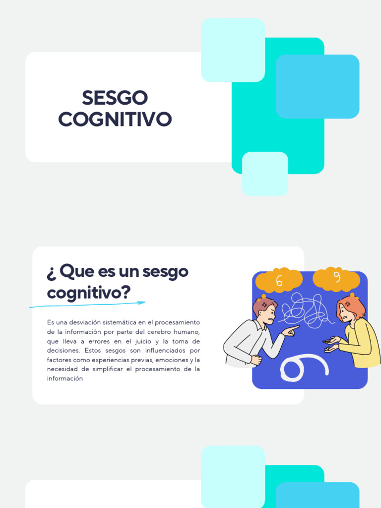 Tipos de Sesgos Cognitivos Explicados | PDF | Parcialidad | Pensamiento