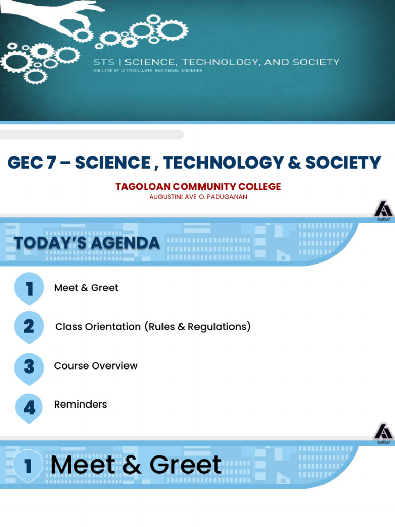 Science, Technology & Society Course Overview | PDF | Science