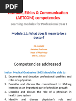 Aetcom Textbook Phase 1 | PDF | Health Care | Physician