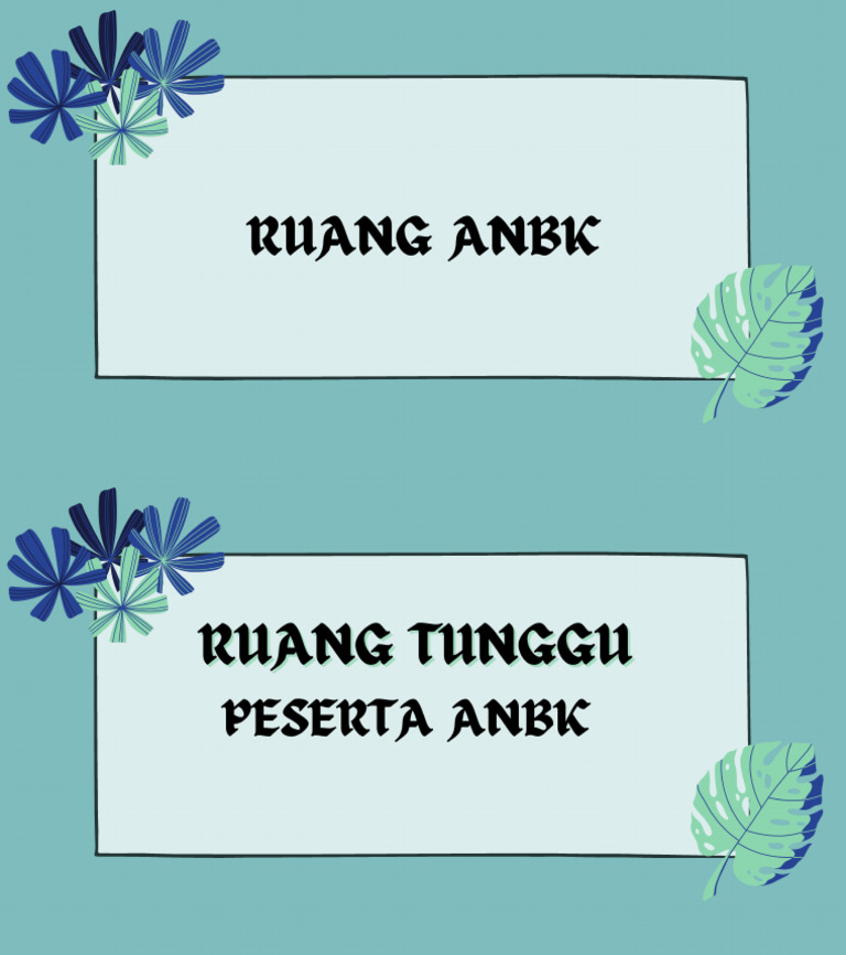 Ruang ANBK | PDF