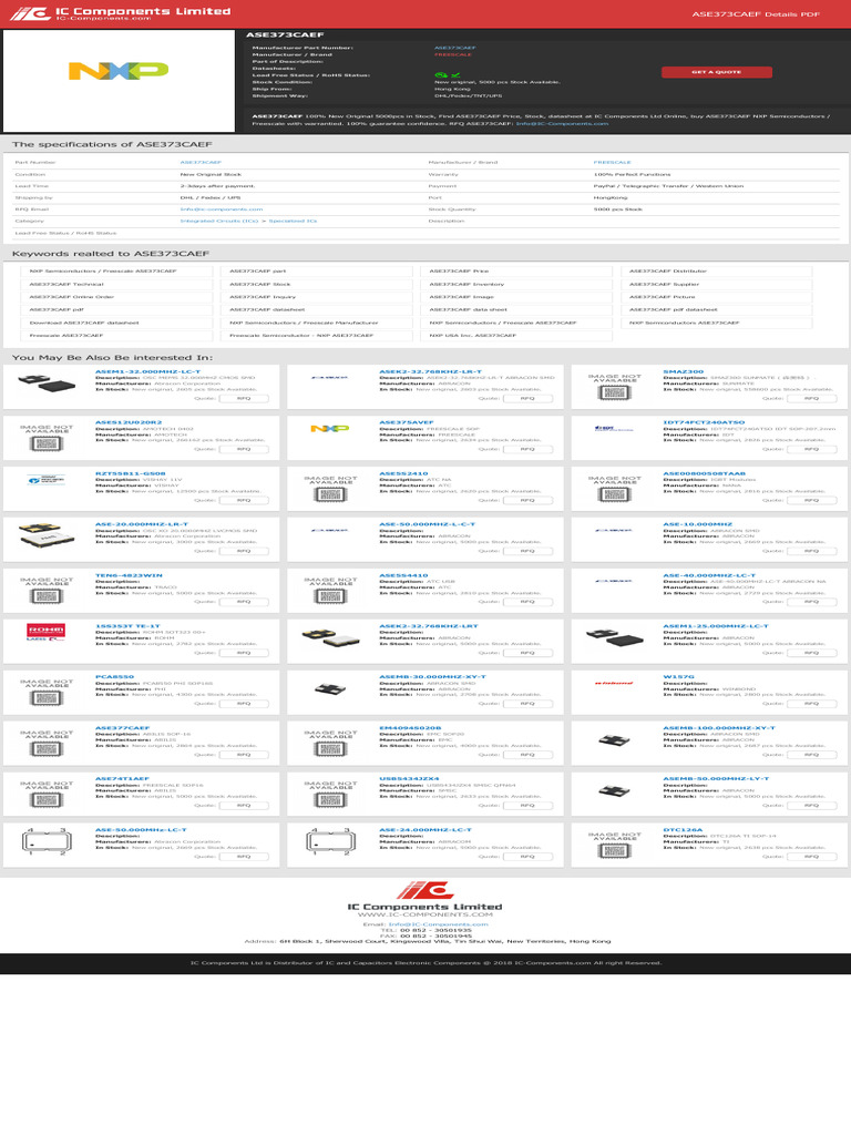 ASE373CAEF | PDF | Electronics | Computer Engineering