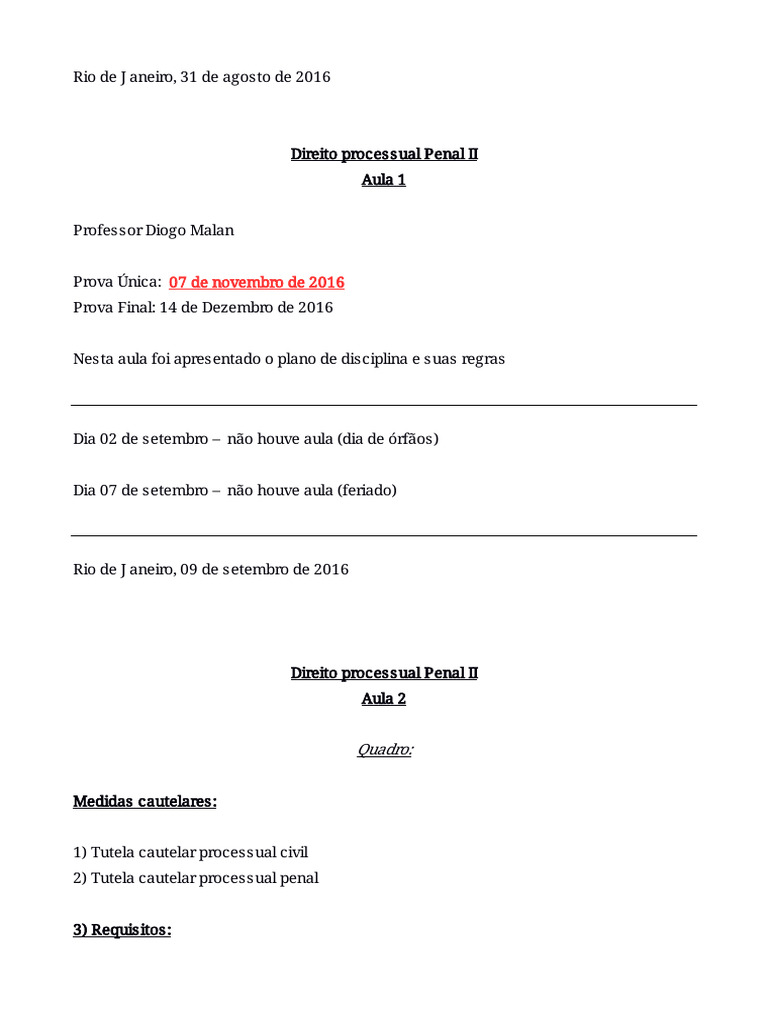 Caderno de DPP II - Atualizado - Faltando Uma Aula e 30 Minutos | PDF
