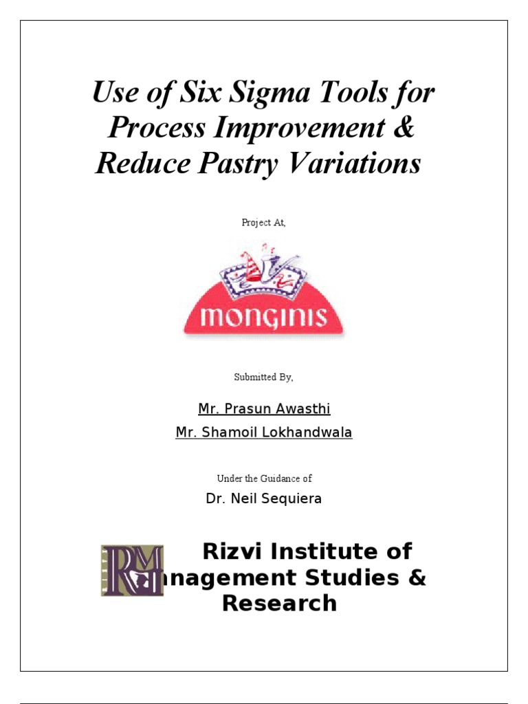 Six Sigma in Pastry Process Optimization | PDF | Type I And Type Ii ...