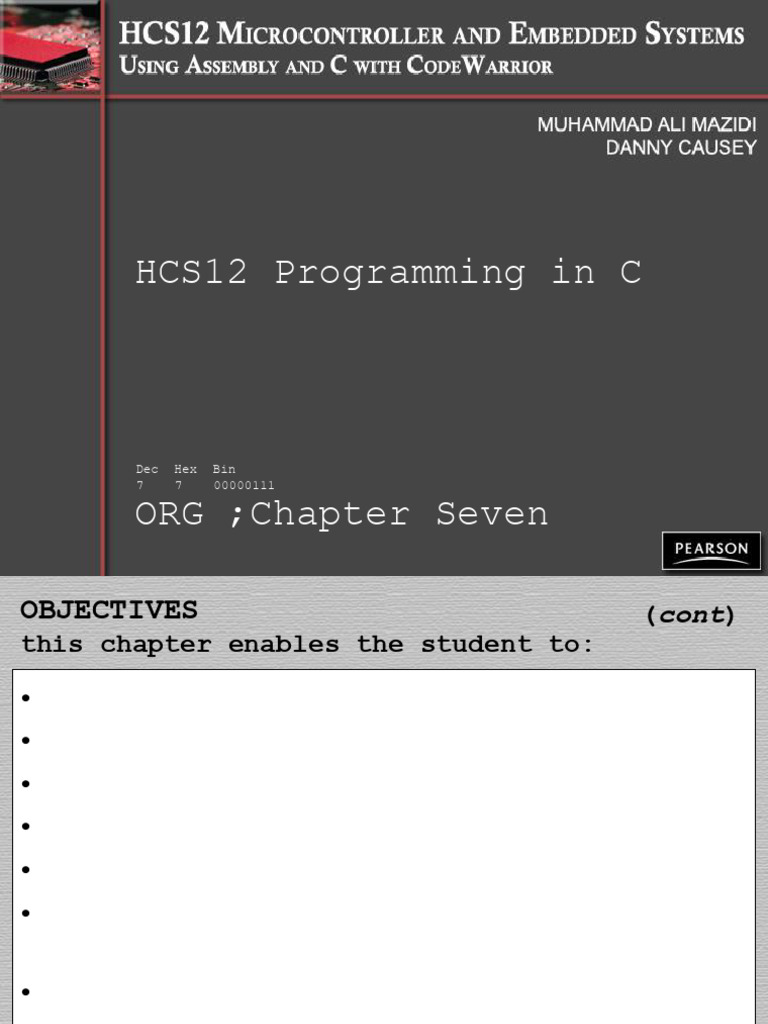 Chapter 7 Pdf Pdf Microcontroller Embedded System