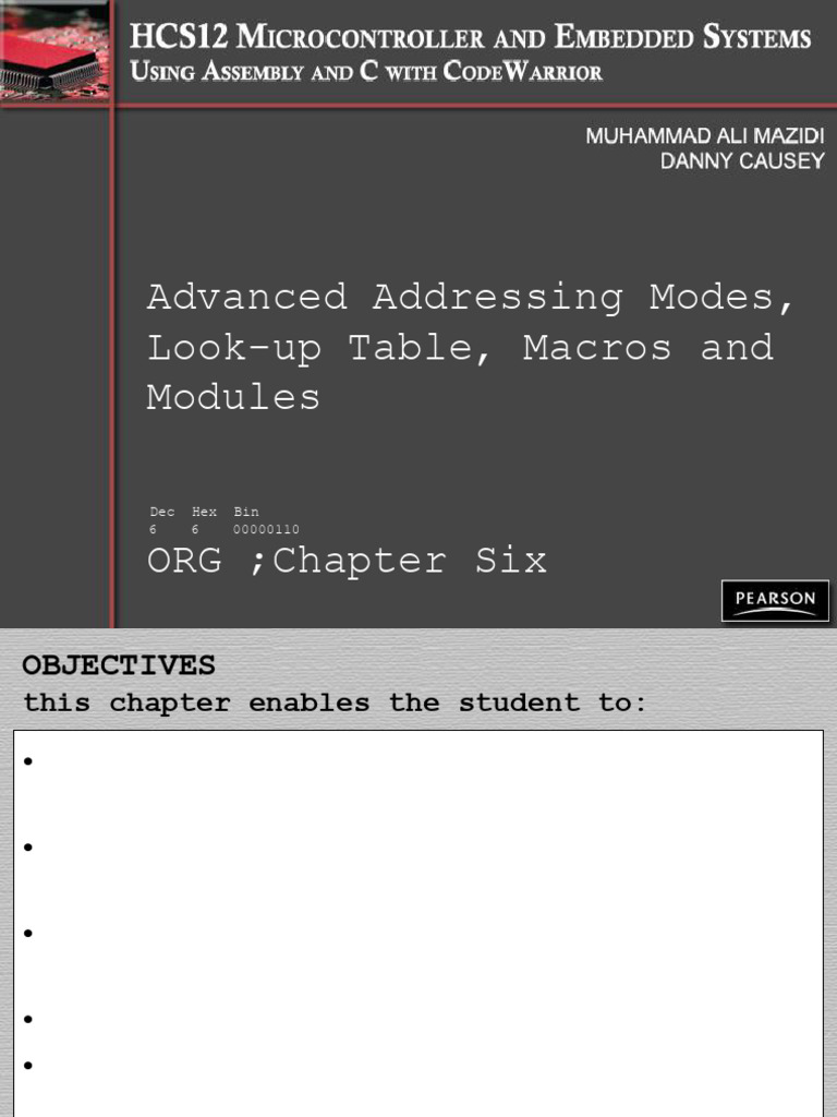 HCS12 Advanced Addressing and Macros | PDF | Macro (Computer Science ...