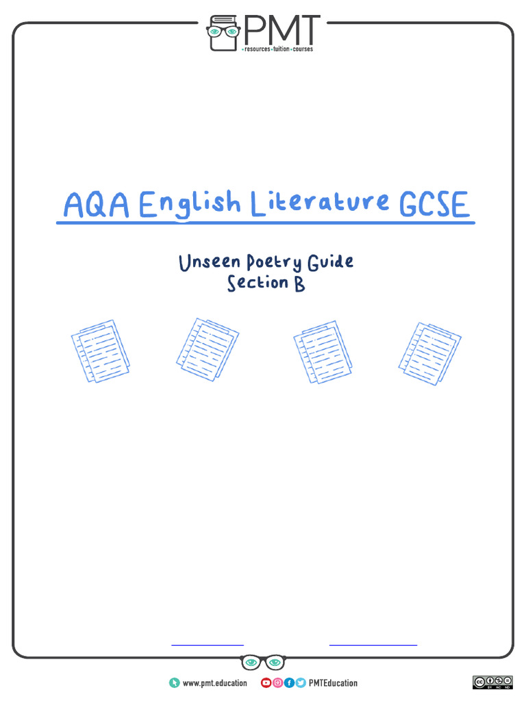 Unseen Poetry Guide - Section B - AQA English Literature GCSE | PDF ... Unseen Poetry Guide - Section B - AQA English Literature GCSE | PDF ...