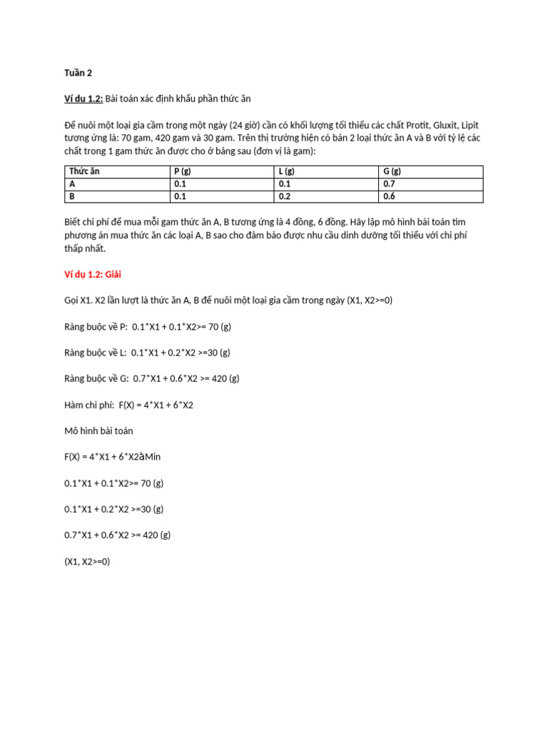 Ä A BTVN Tuáº N 2 | PDF