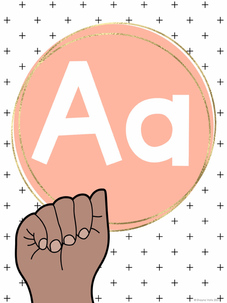 ASL Alphabet 2 | PDF