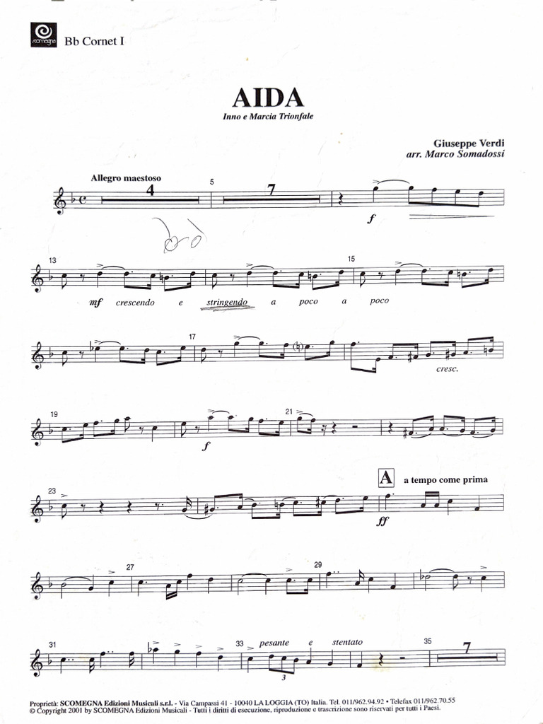 Aida 1 Cornetta | PDF