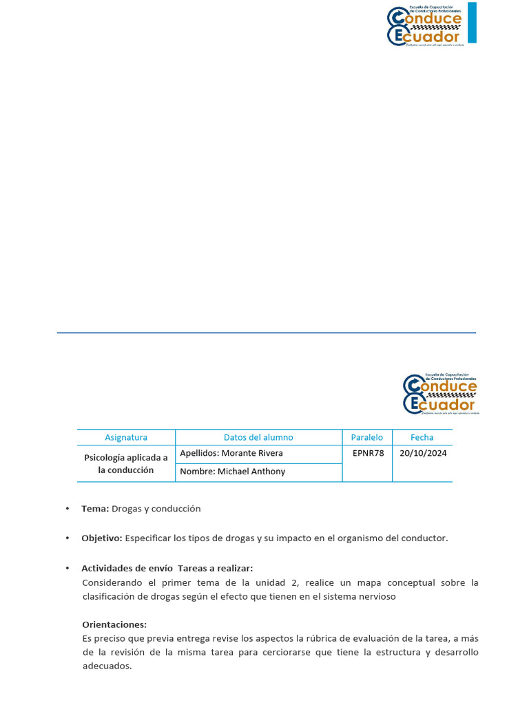 Tarea Unidad Michael Morante | PDF