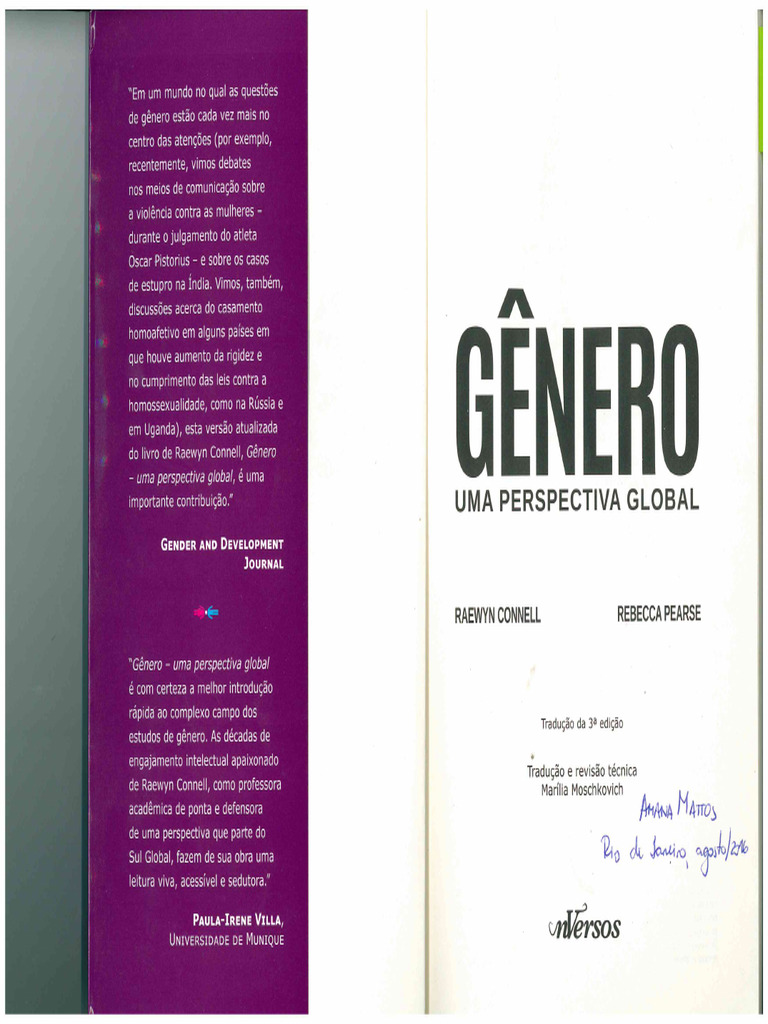 CONNELL e PEARSE - A Questão Do Gênero | PDF