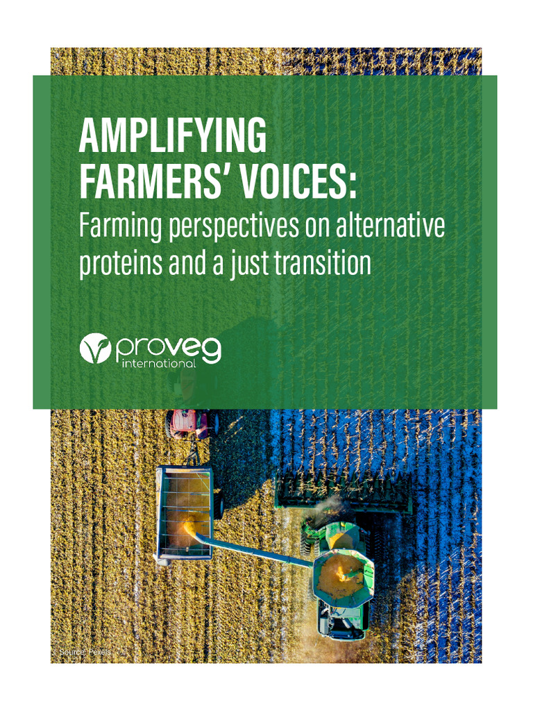 Farmers' Views on Alternative Proteins | PDF | Agriculture | Climate Change